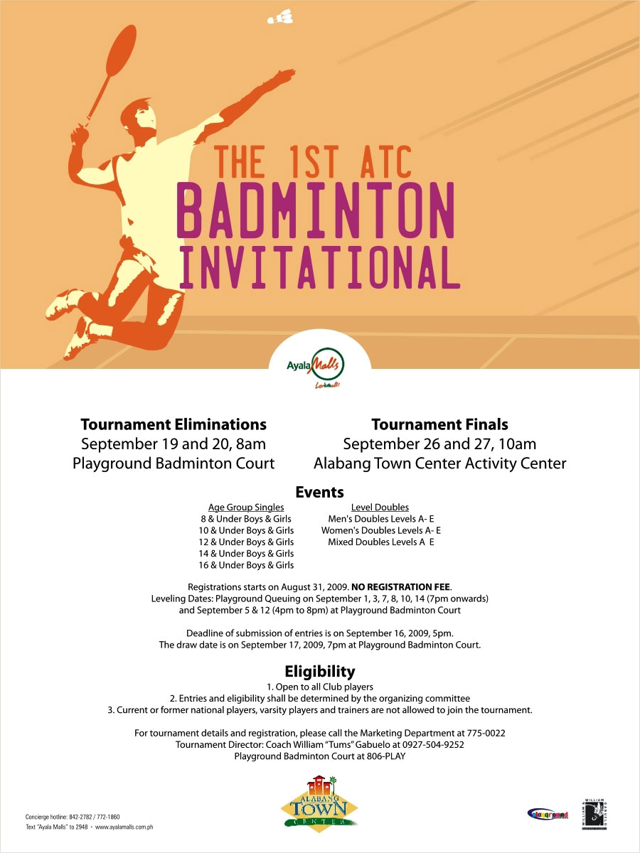 1st ATC Badminton Invitational | Pinoy Fitness