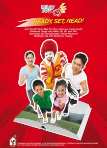 McDonald's McHappy Day Fun Run - November 28, 2010 | Pinoy Fitness