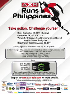 AXN Runs Philippines - September 18, 2011 | Pinoy Fitness