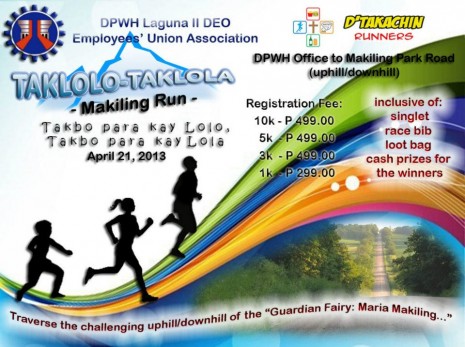 TAKLOLO TAKLOLA Makiling Run 2013 | Pinoy Fitness