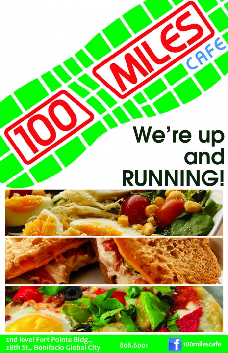 100 Miles Cafe now OPEN in BGC | Pinoy Fitness