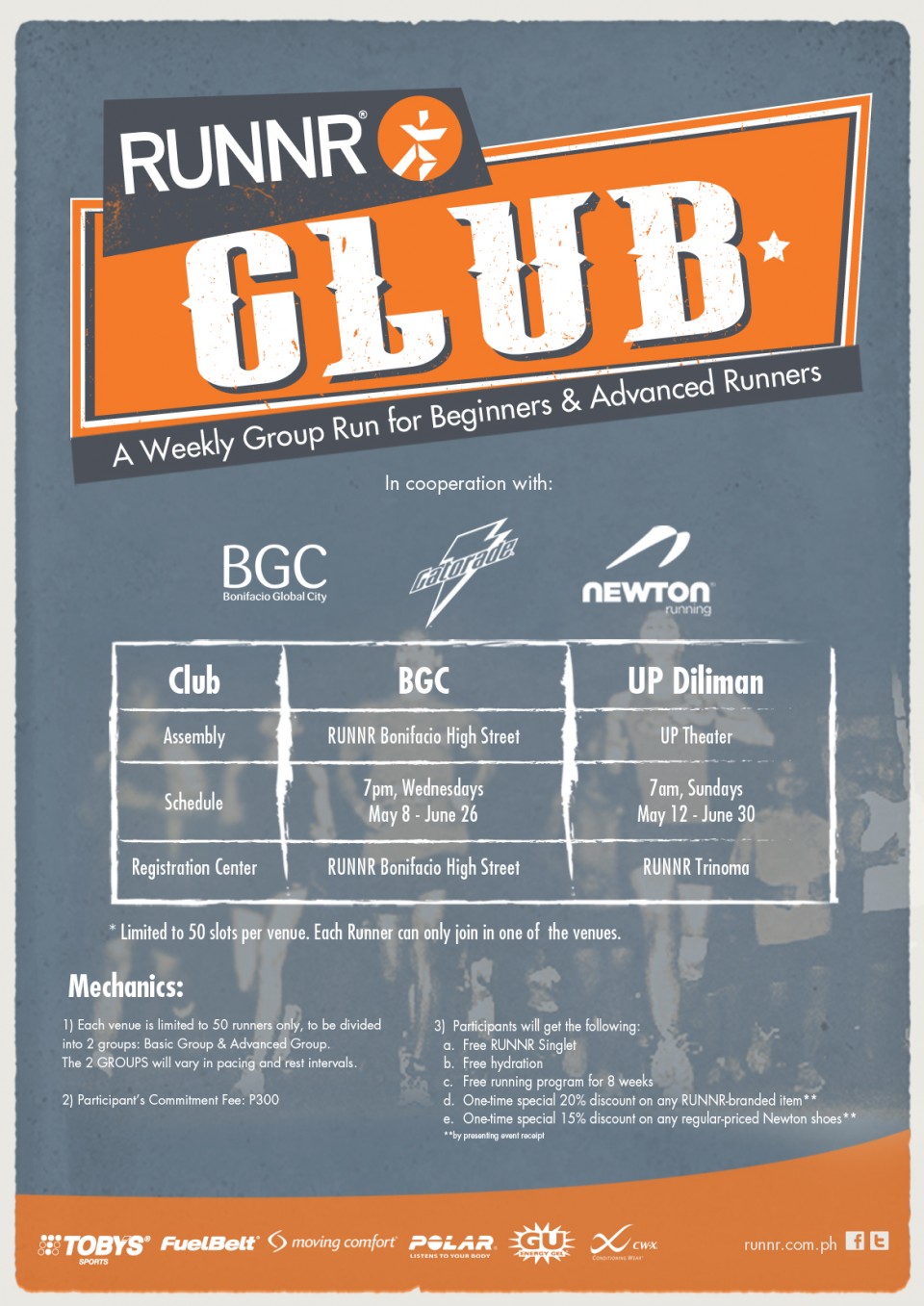 The RUNNR Club in BGC and UP Diliman | Pinoy Fitness