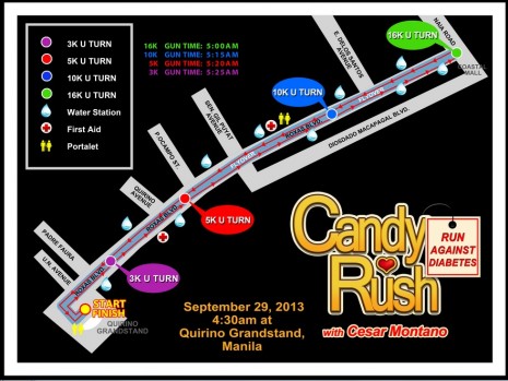 Candy Rush - Run Against Diabetes 2013 | Pinoy Fitness