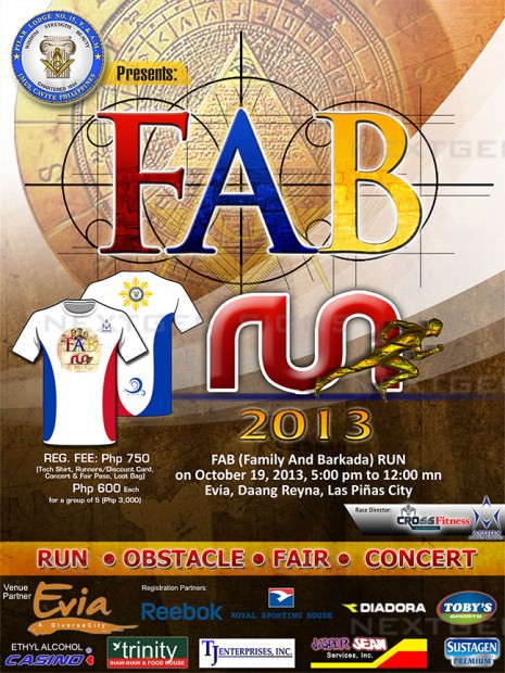 FAB Run 2013 @ Daang Reyna, Las Pinas | Pinoy Fitness
