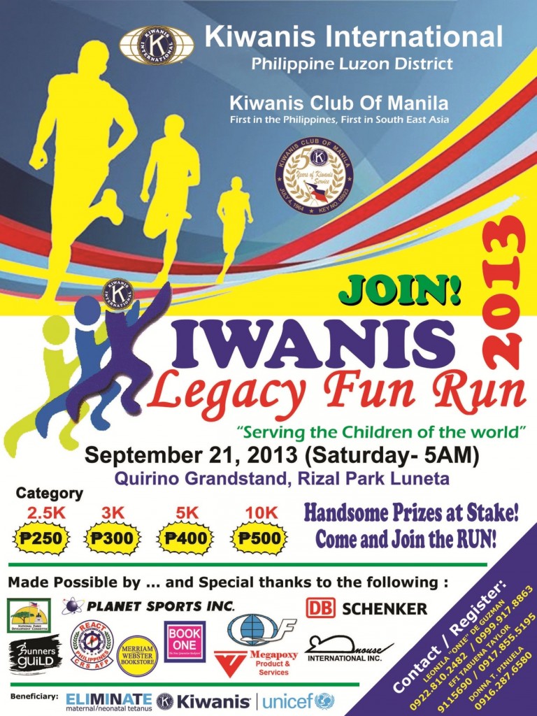 Kiwanis Legacy Fun Run 2013 @ Quirino | Pinoy Fitness