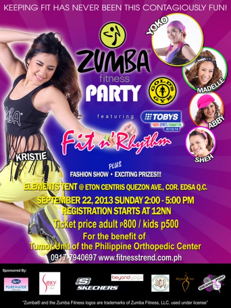 Zumba Fitness Party @ Eton Centris | Pinoy Fitness