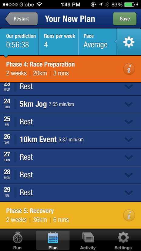 My Asics 2.0 gives FREE adaptive training plans to runners on Andriod ...