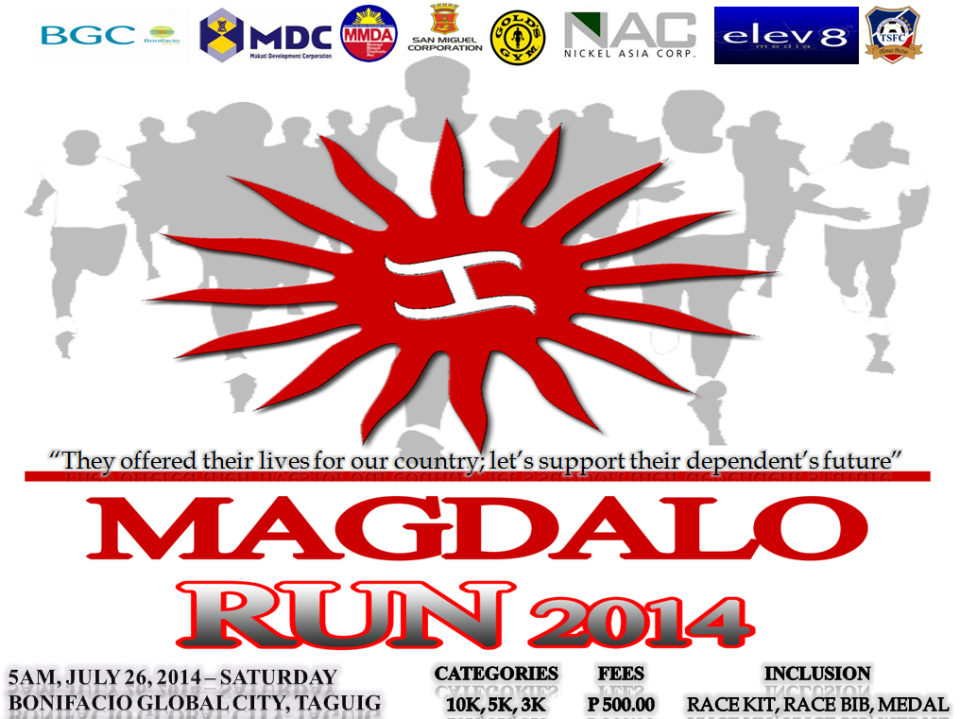 Magdalo Run 2014 @ BGC | Registration, Singlet, Map | Pinoy Fitness