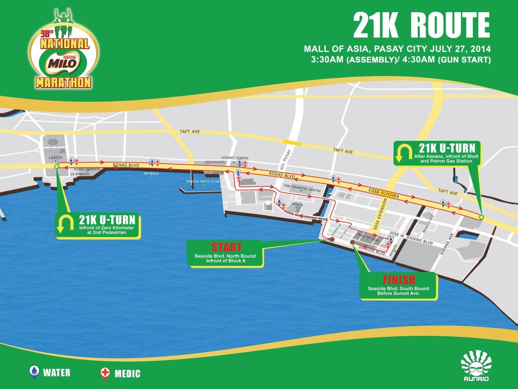 38th Milo Marathon Manila Elims 2014 | Registration, Map, Singlet ...