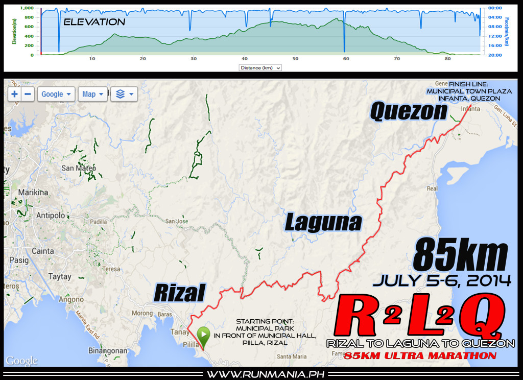 Rizal to Laguna to Quezon 85K Ultramarathon 2014 | Registration ...