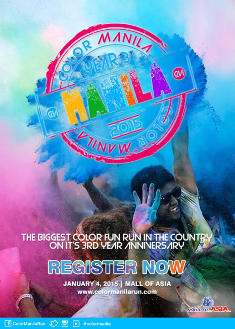 Color Manila Run 2015 @ MOA | Registration, Singlet, Map | Pinoy Fitness