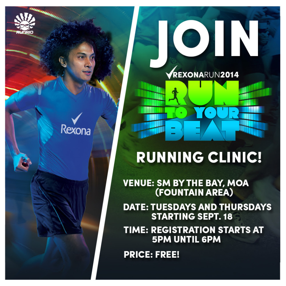 Rexona Run 2014 - FREE Running Clinic in MOA | Pinoy Fitness