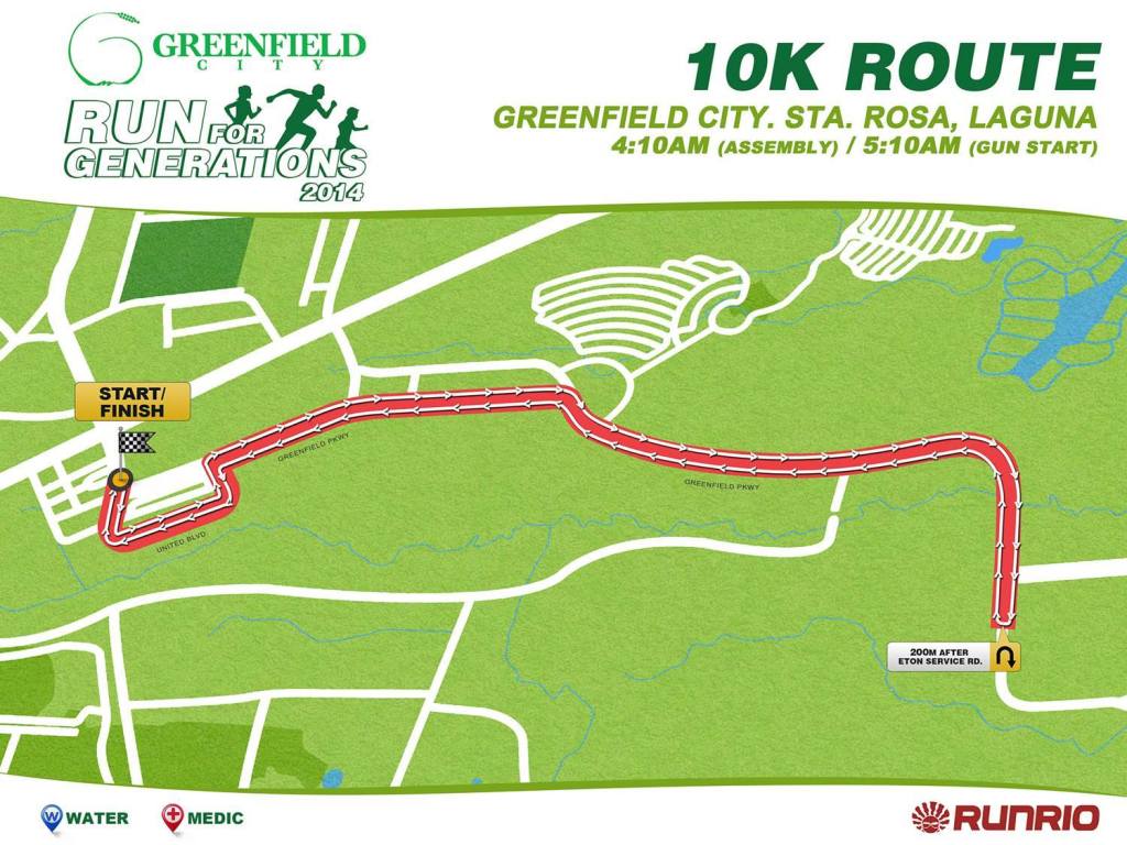 Greenfield CIty Run 2014 @ Sta. Rosa, Laguna | Registration, Singlet ...