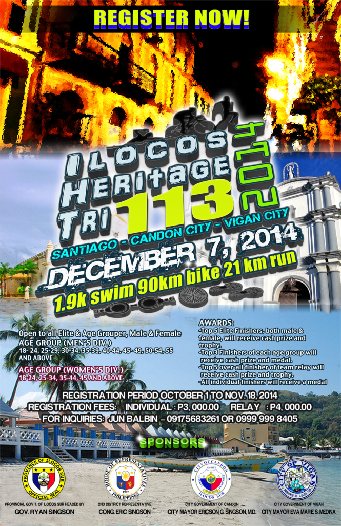 Ilocos Heritage Tri 113 2014 @ Ilocos Sur | Pinoy Fitness