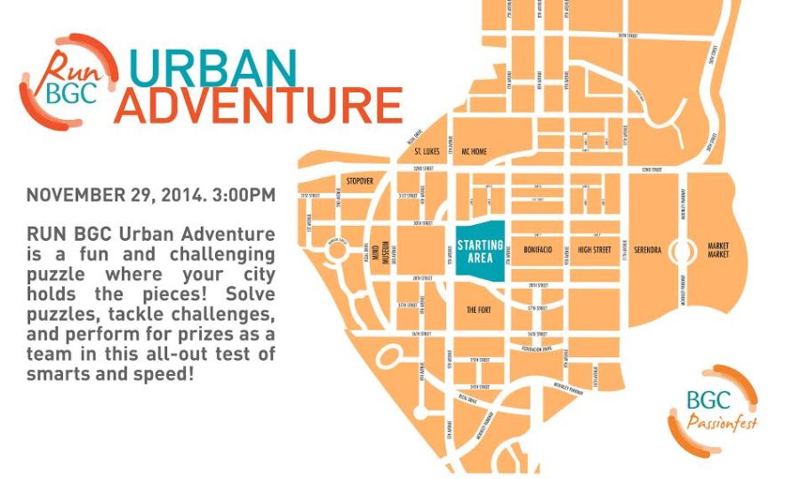 Run BGC 2014 : Urban Adventure @ BGC | Registration, Singlet, Map ...