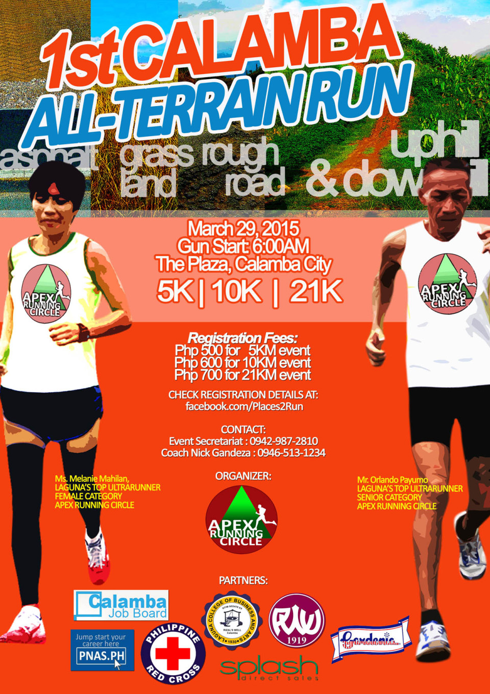 1st Calamba All-Terrain Run 2015 @ Calamba, Laguna | Registration ...