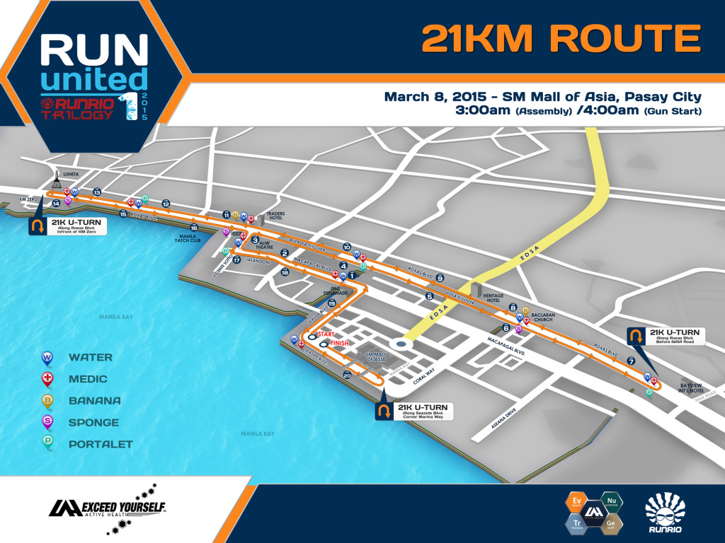 2015 Run United 1 @ MOA | Registration, Singlet, Map | Pinoy Fitness