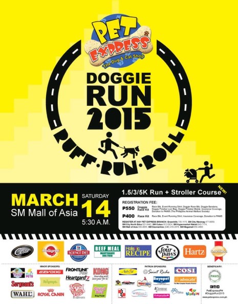 Pet Express Doggie Run 2015 @ SM Mall of ASIA | Registration | Pinoy ...