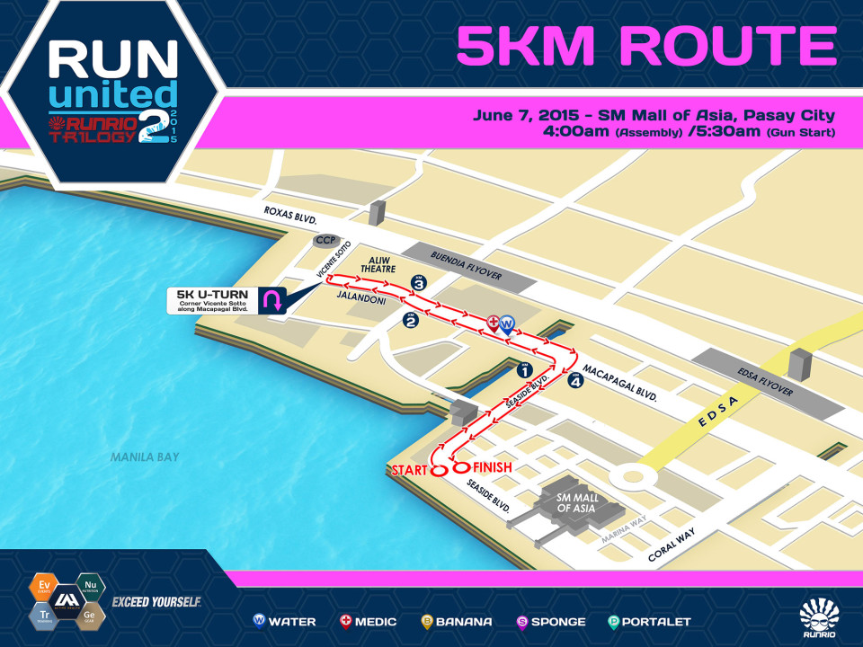 Run United 2 2015 @ SM MOA | Registration, Singlet, Map | Pinoy Fitness