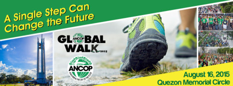 ANCOP Global Walk 2015 @ QC Circle | Registration, Singlet, Map | Pinoy ...