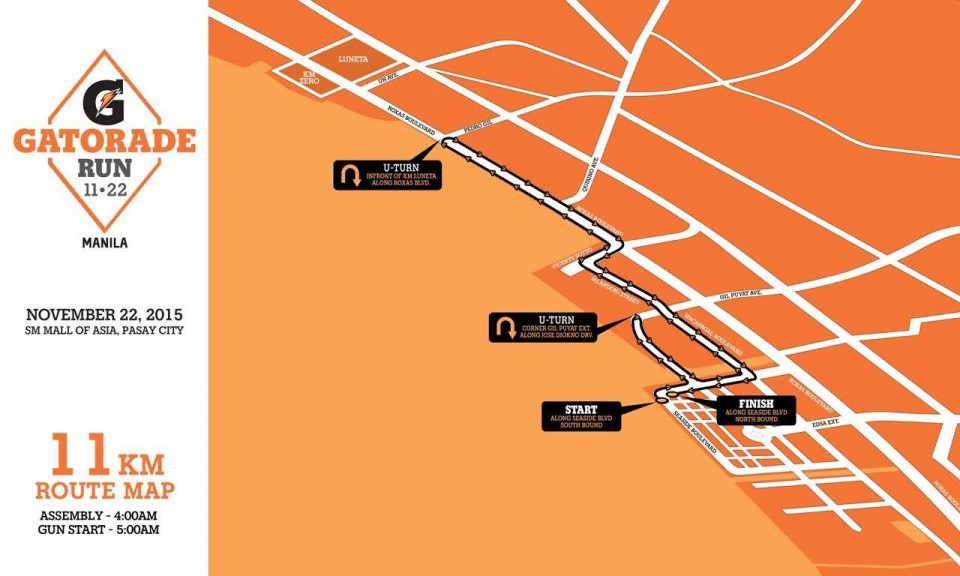 Gatorade Run Manila 2015 @ SM Mall of Asia | Pinoy Fitness