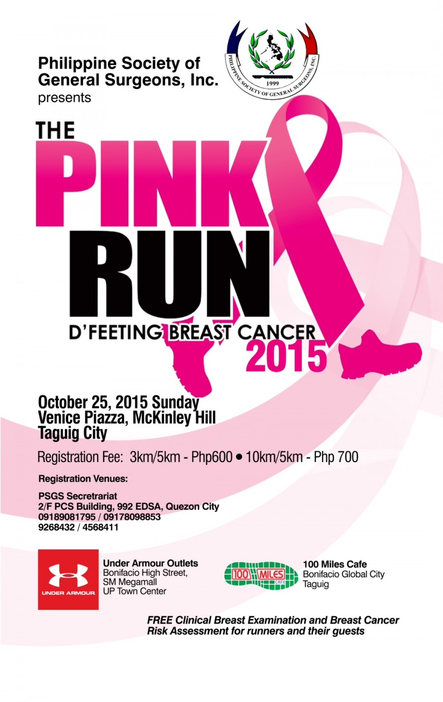 The Pink Run 2015 @ Venice Piazza, Taguig | Pinoy Fitness