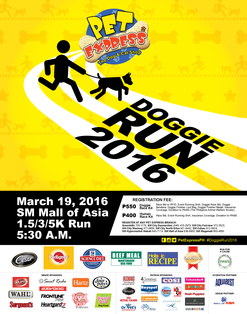 Pet Express Doggie Run 2016 @ SM MOA | Pinoy Fitness