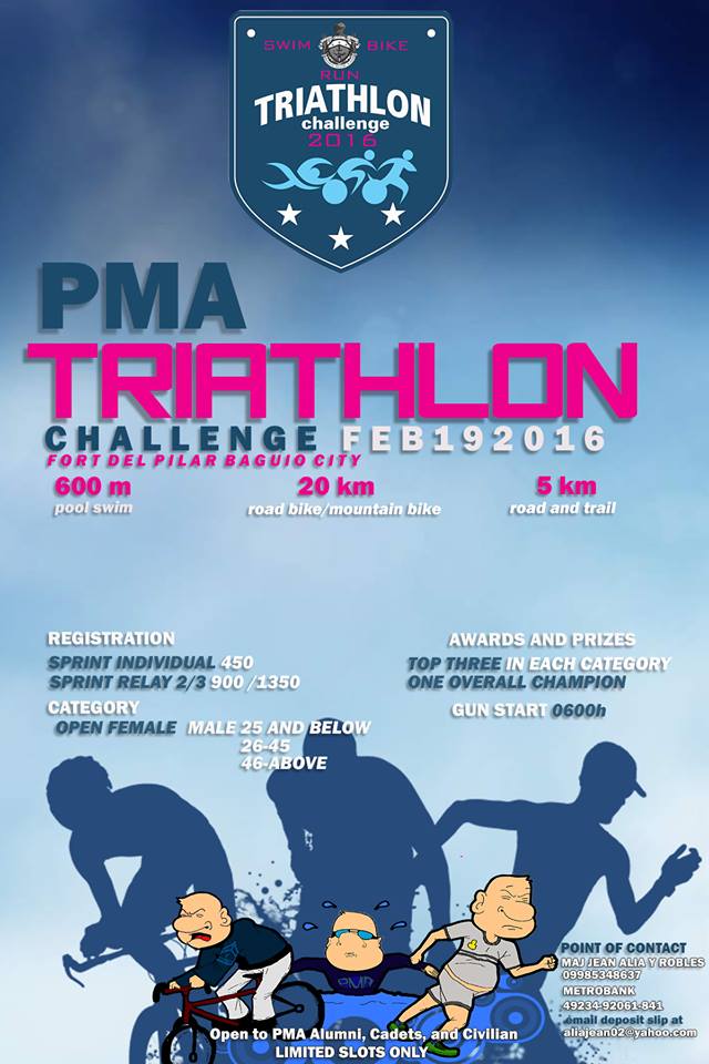PMA Triathlon Challenge 2016 @ Baguio | Pinoy Fitness