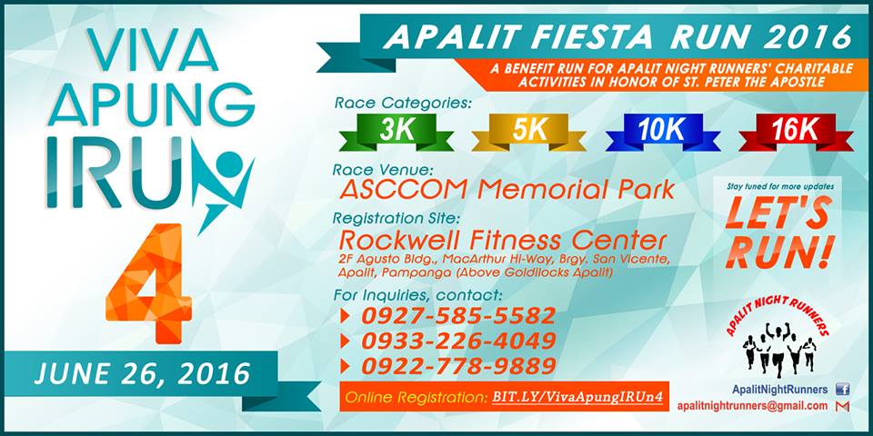 Viva Apung IRUn 4 2016 @ Apalit, Pampanga | Pinoy Fitness