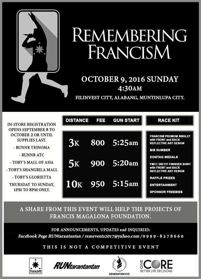Remembering FrancisM Run 2016 | Pinoy Fitness
