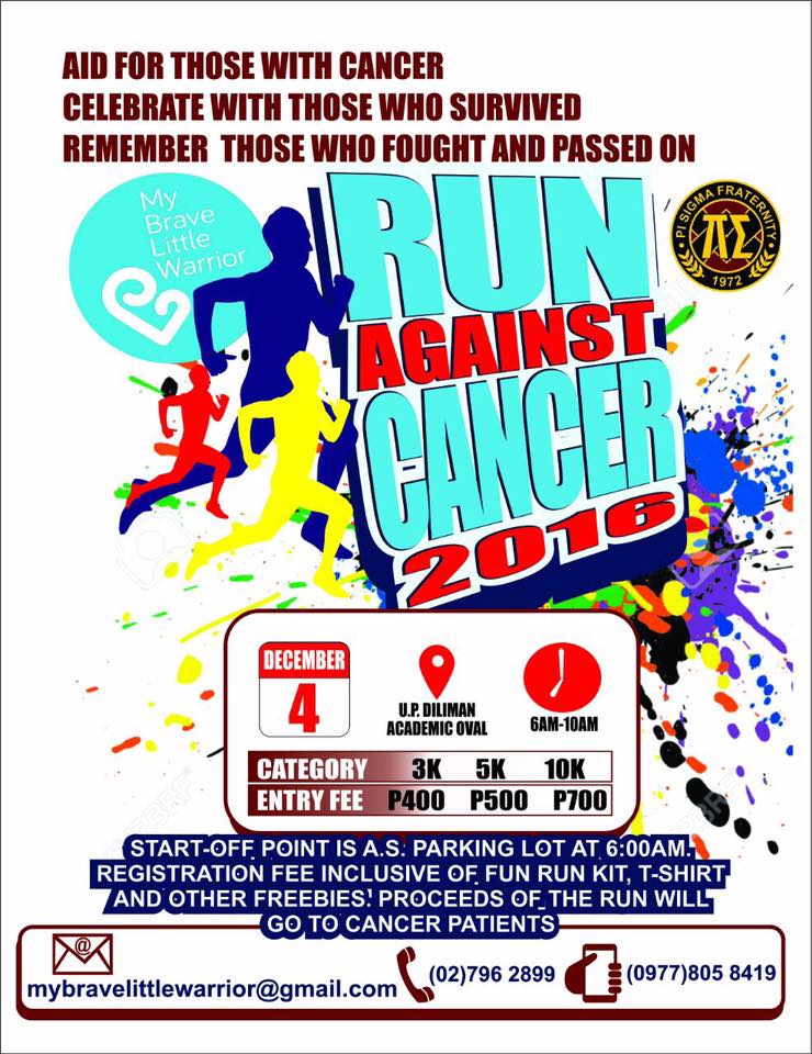 Run Against Cancer 2016 in UP Diliman | Pinoy Fitness