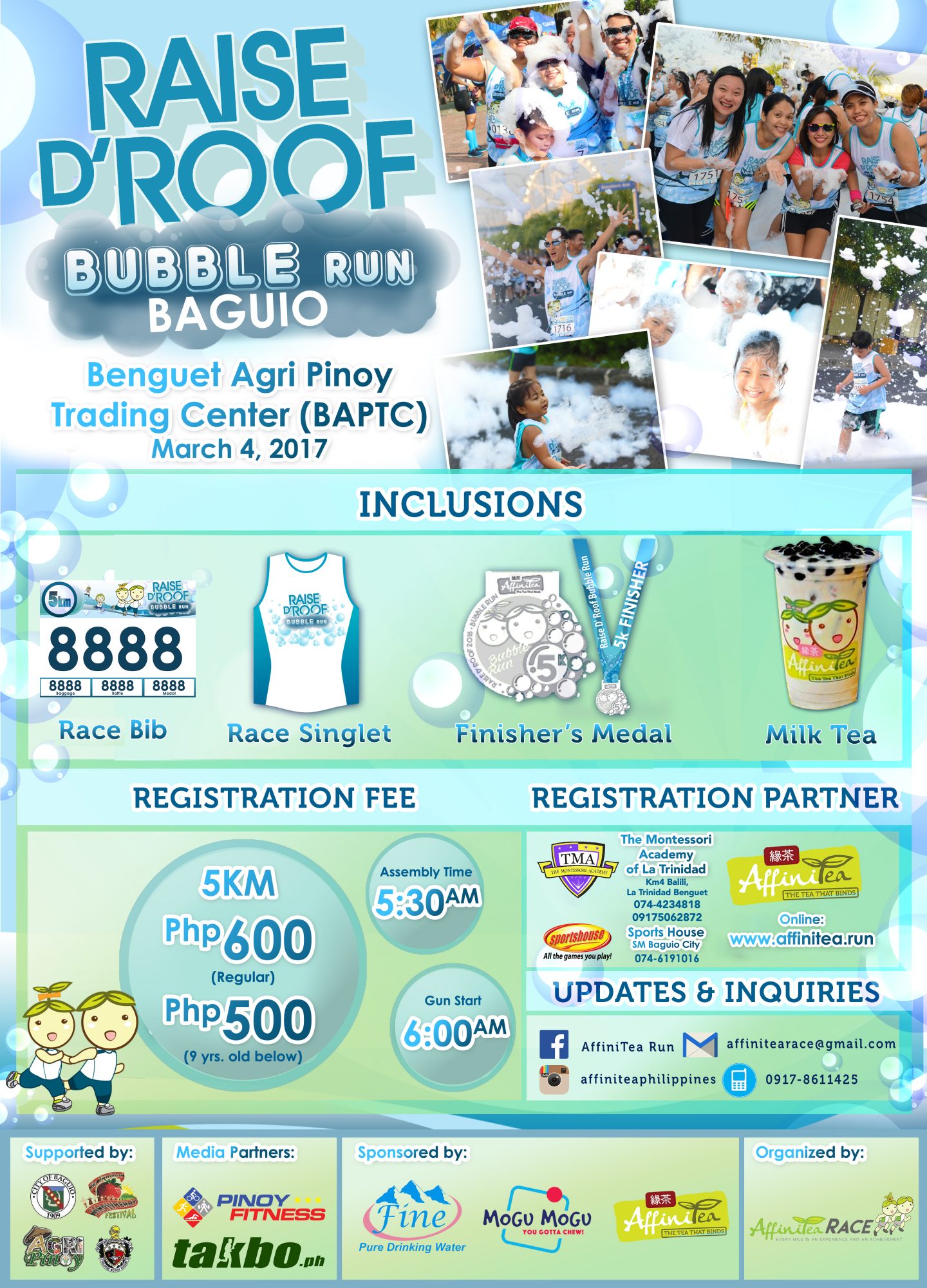 Raise D’ Roof Bubble Run 2017 in Baguio | Pinoy Fitness