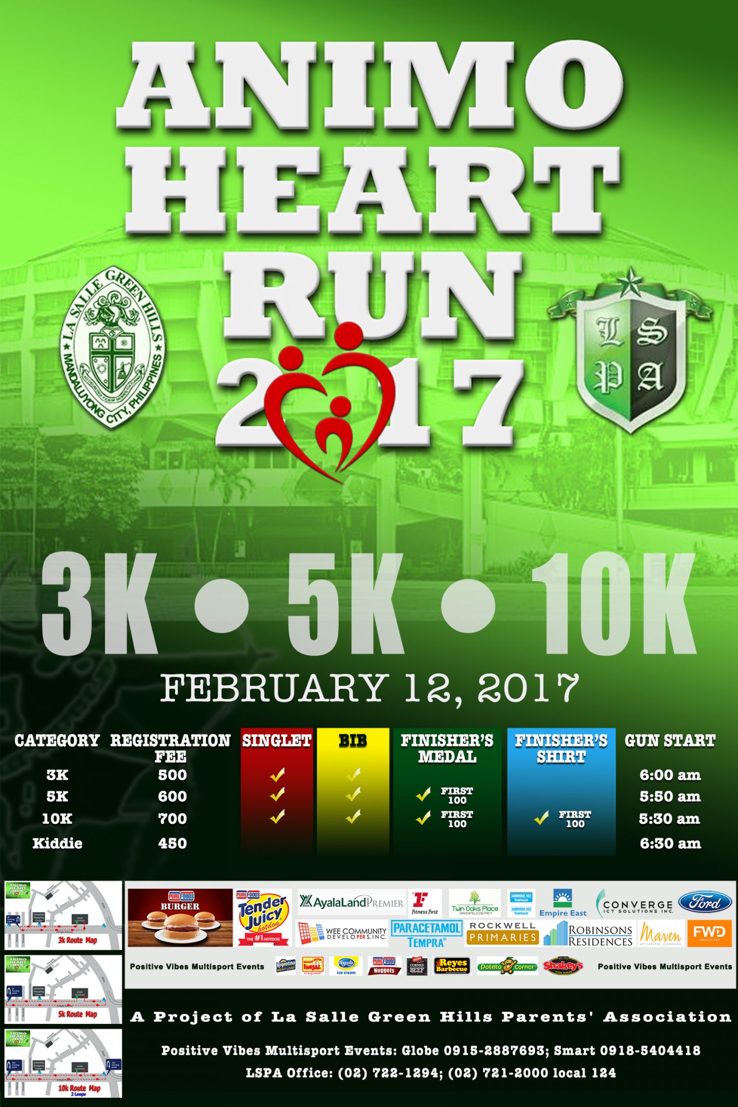 ANIMO Heart Run 2017 in La Salle Greenhills | Pinoy Fitness