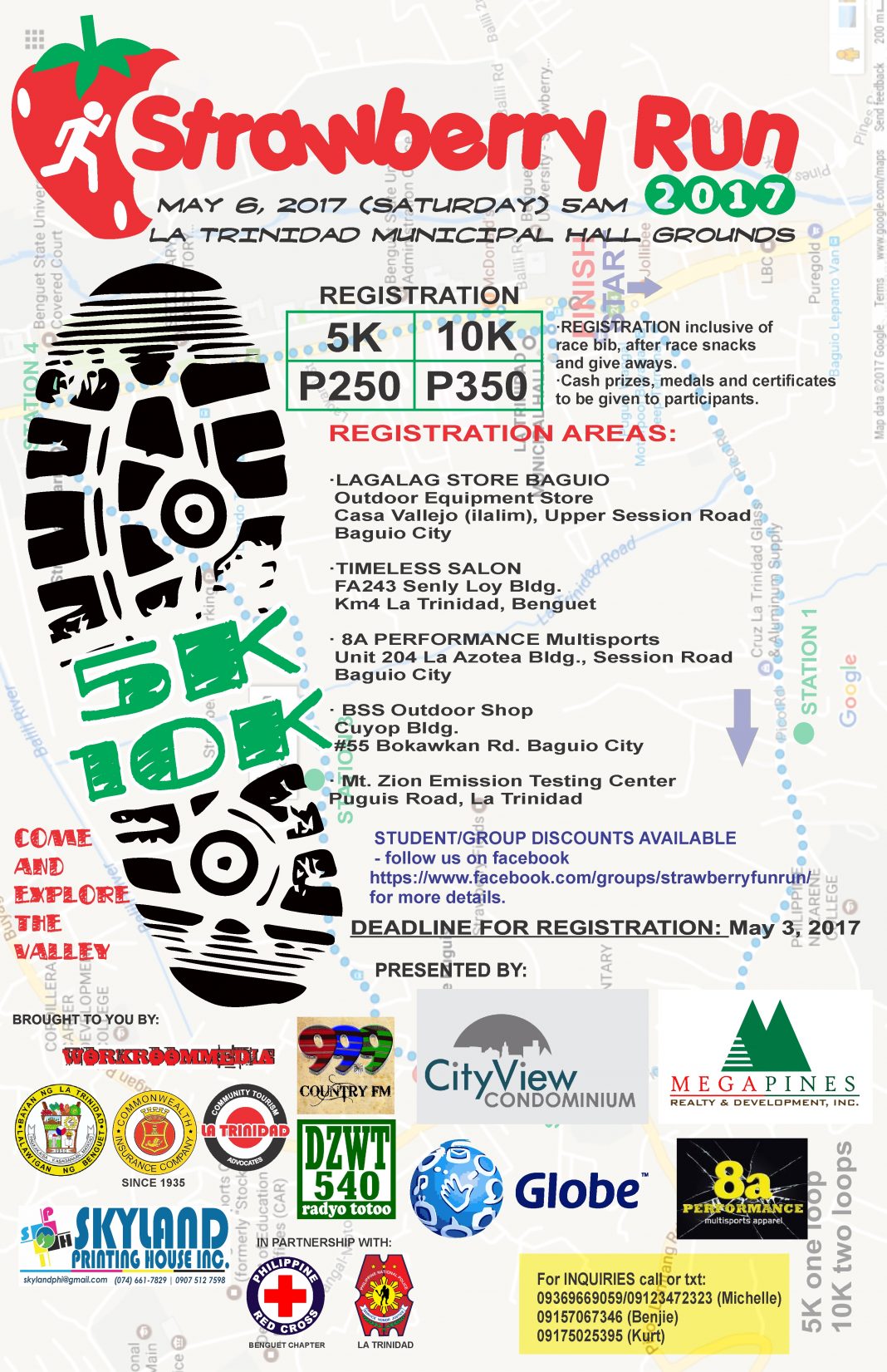 Strawberry Run 2017 in La Trinidad | Pinoy Fitness