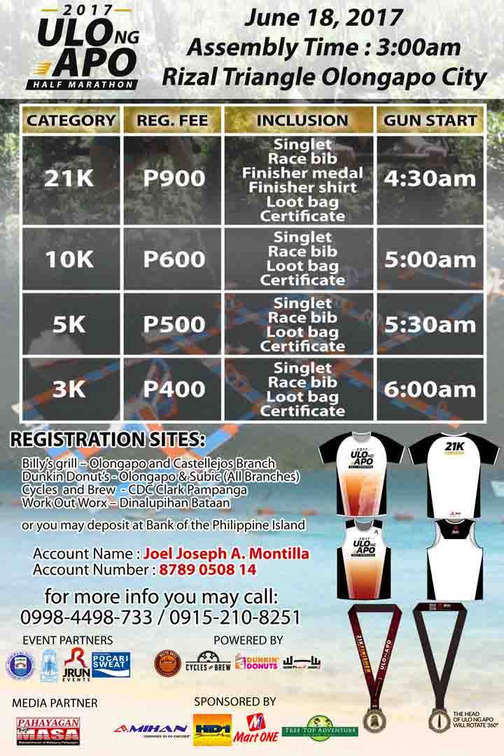 ULo ng Apo Half Marathon 2017 in Olongapo City | Pinoy Fitness