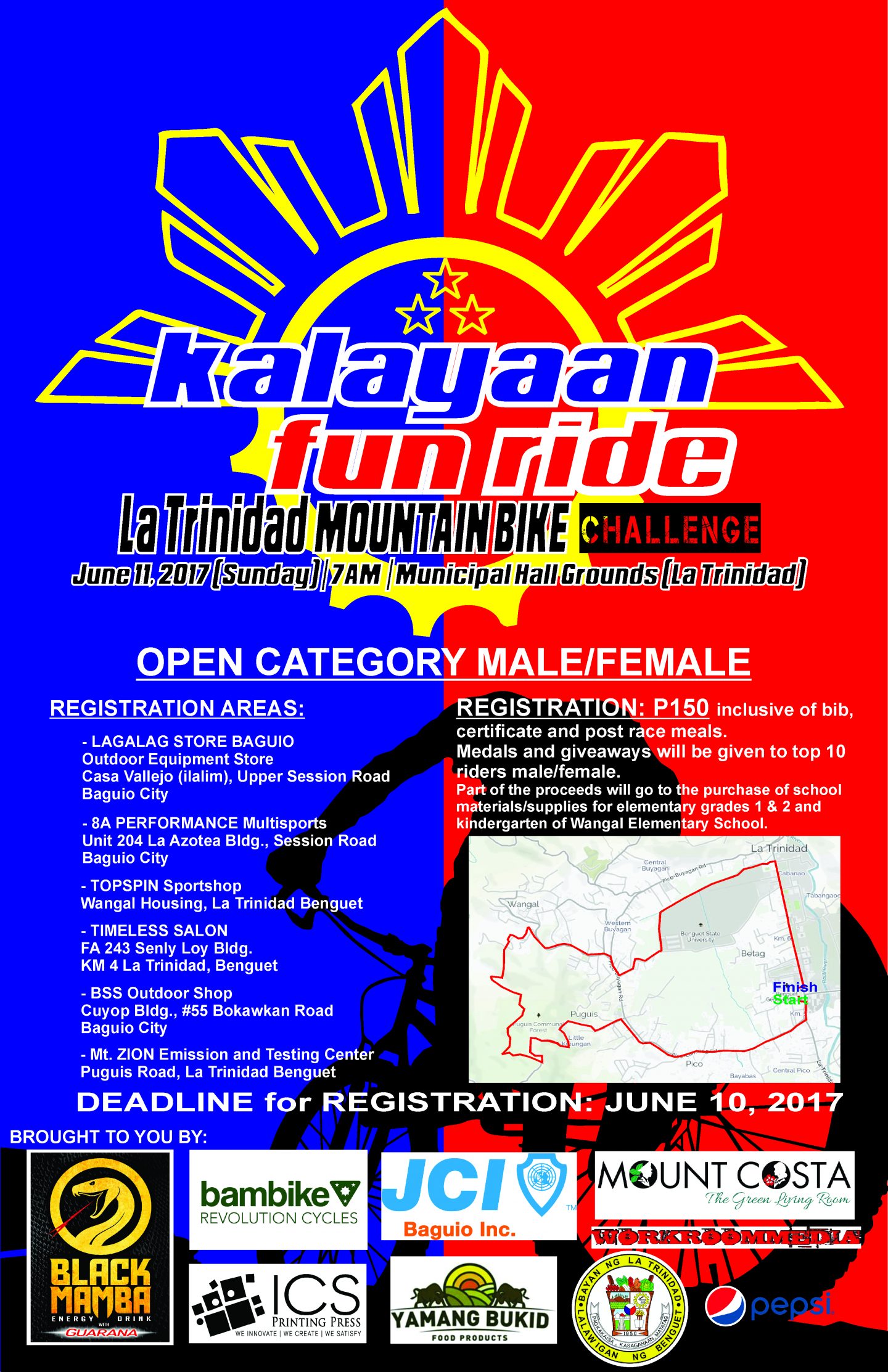 Kalayaan Fun Ride 2017 in La Trinidad | Pinoy Fitness