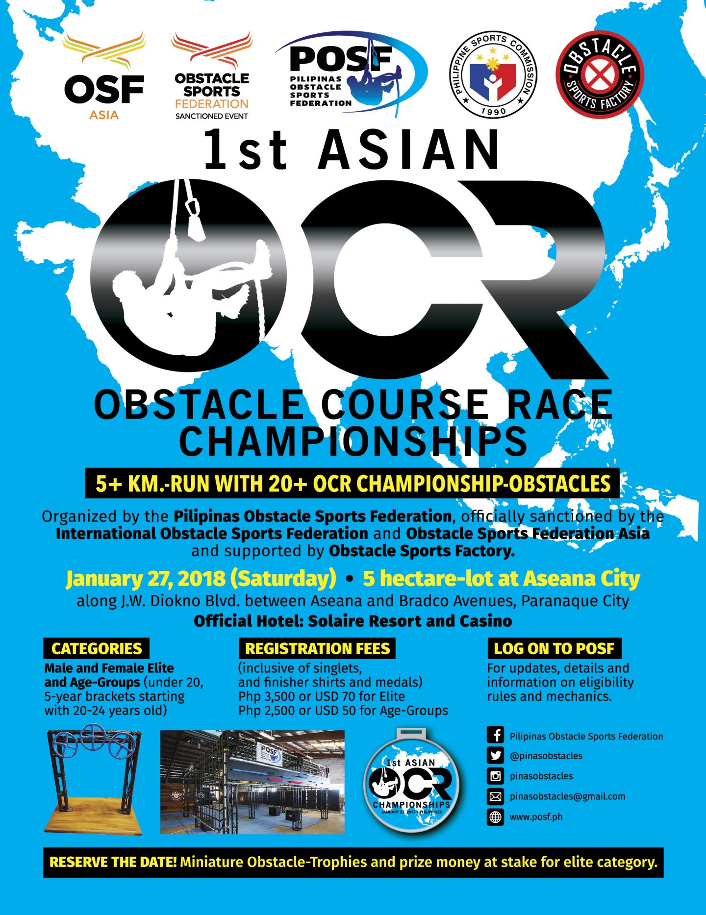 1st Asian OCR Championships 2018 in Aseana City | Pinoy Fitness