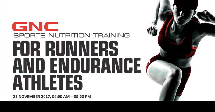 GNC Sports Nutrition Training for Runners & Endurance Athletes | Pinoy ...