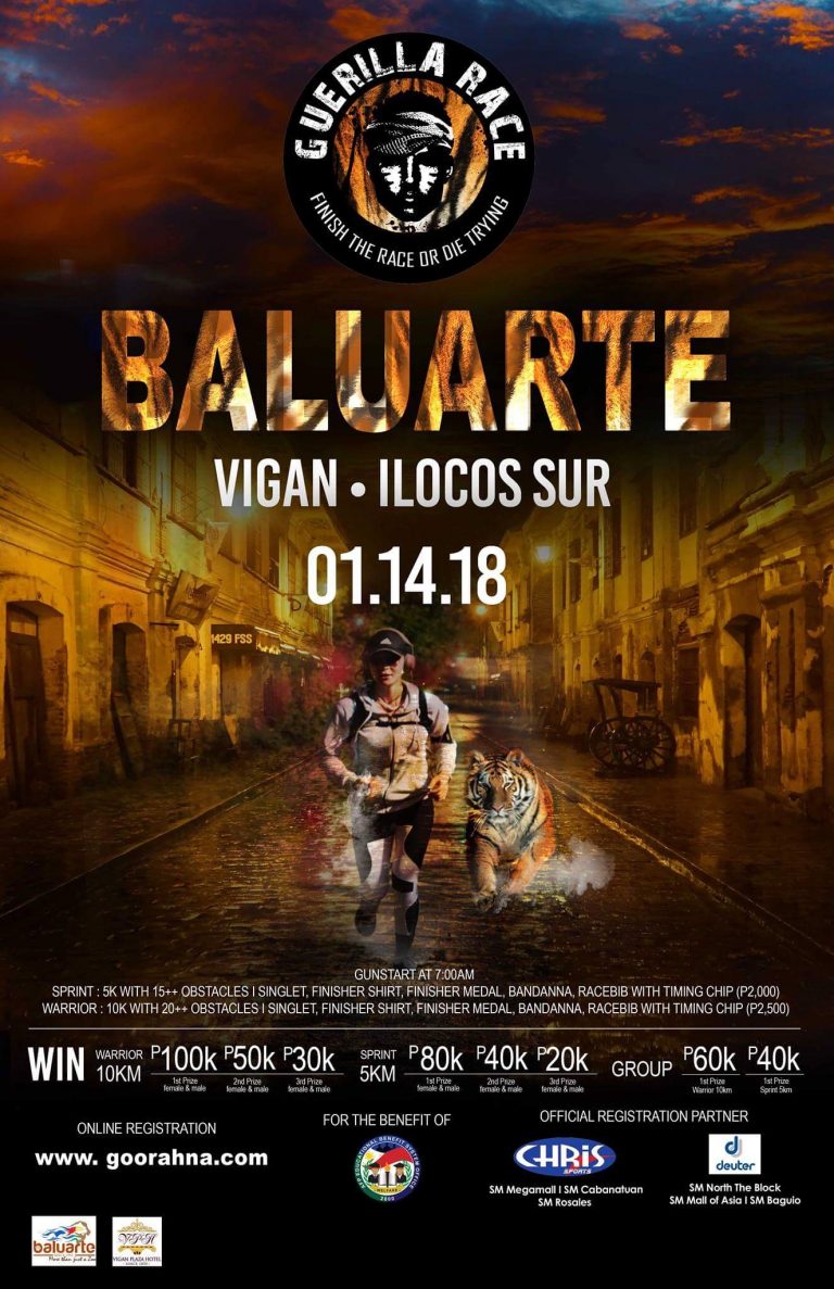 Guerilla Race Baluarte 2018 in Vigan, Ilocos Sur | Pinoy Fitness