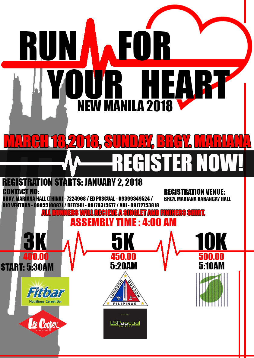 Run For Your Heart 2018 in New Manila | Pinoy Fitness