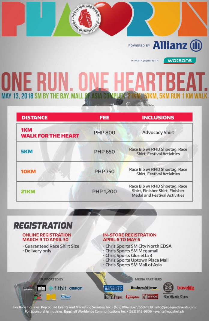PHA Heart Run Powered by Allianz 2018 at SM MOA | Pinoy Fitness
