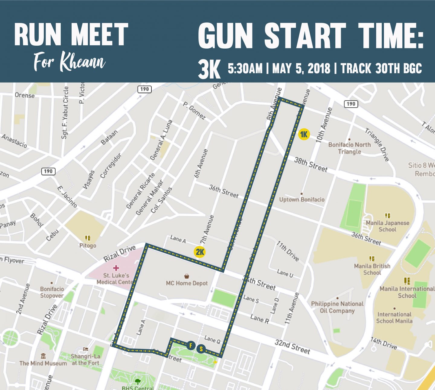 Run Meet for Kheann in BGC | Pinoy Fitness