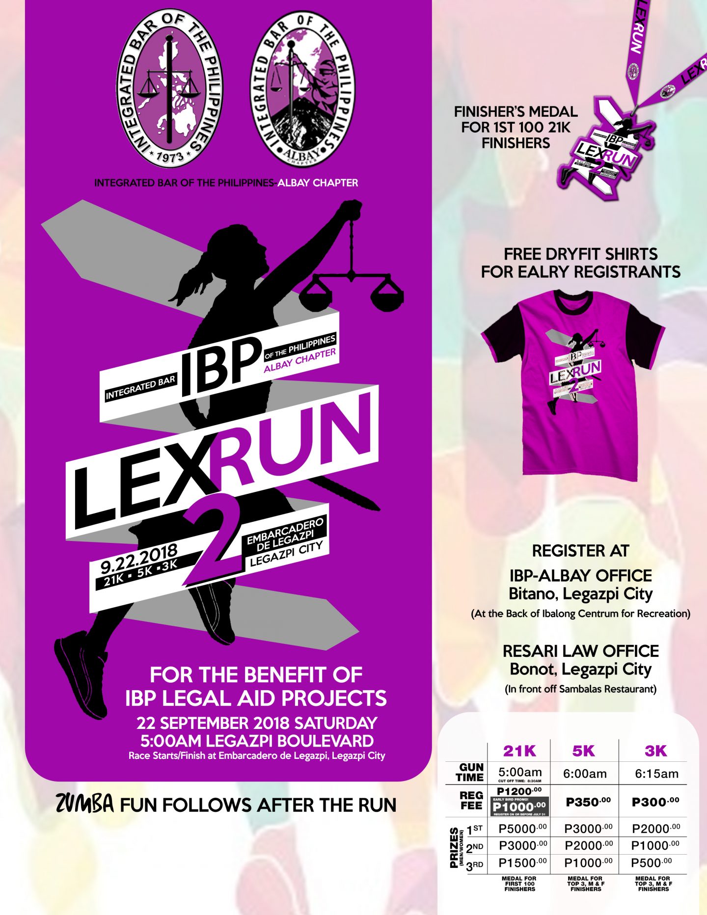 LEX Run 2018 in Legazpi City | Pinoy Fitness