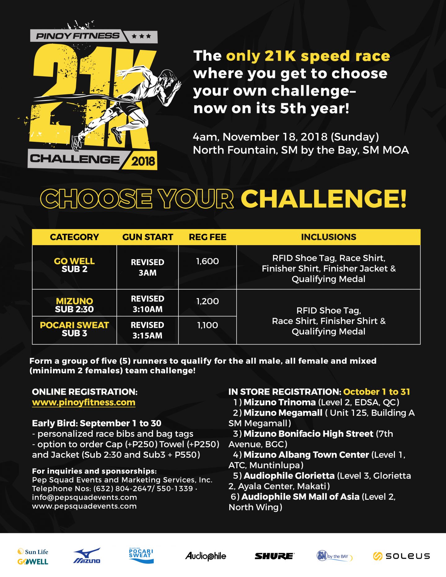 Pinoy Fitness 21K Challenge 2018 in SM By the Bay | Pinoy Fitness