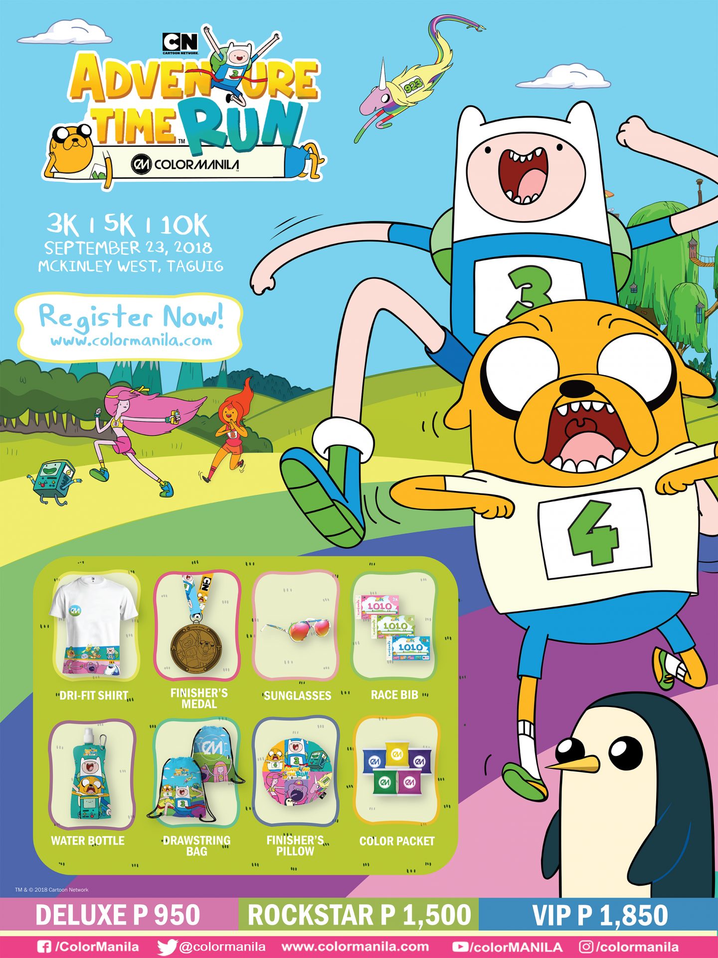 CM Adventure Time Run Manila 2018 in McKinley West, Taguig | Pinoy Fitness