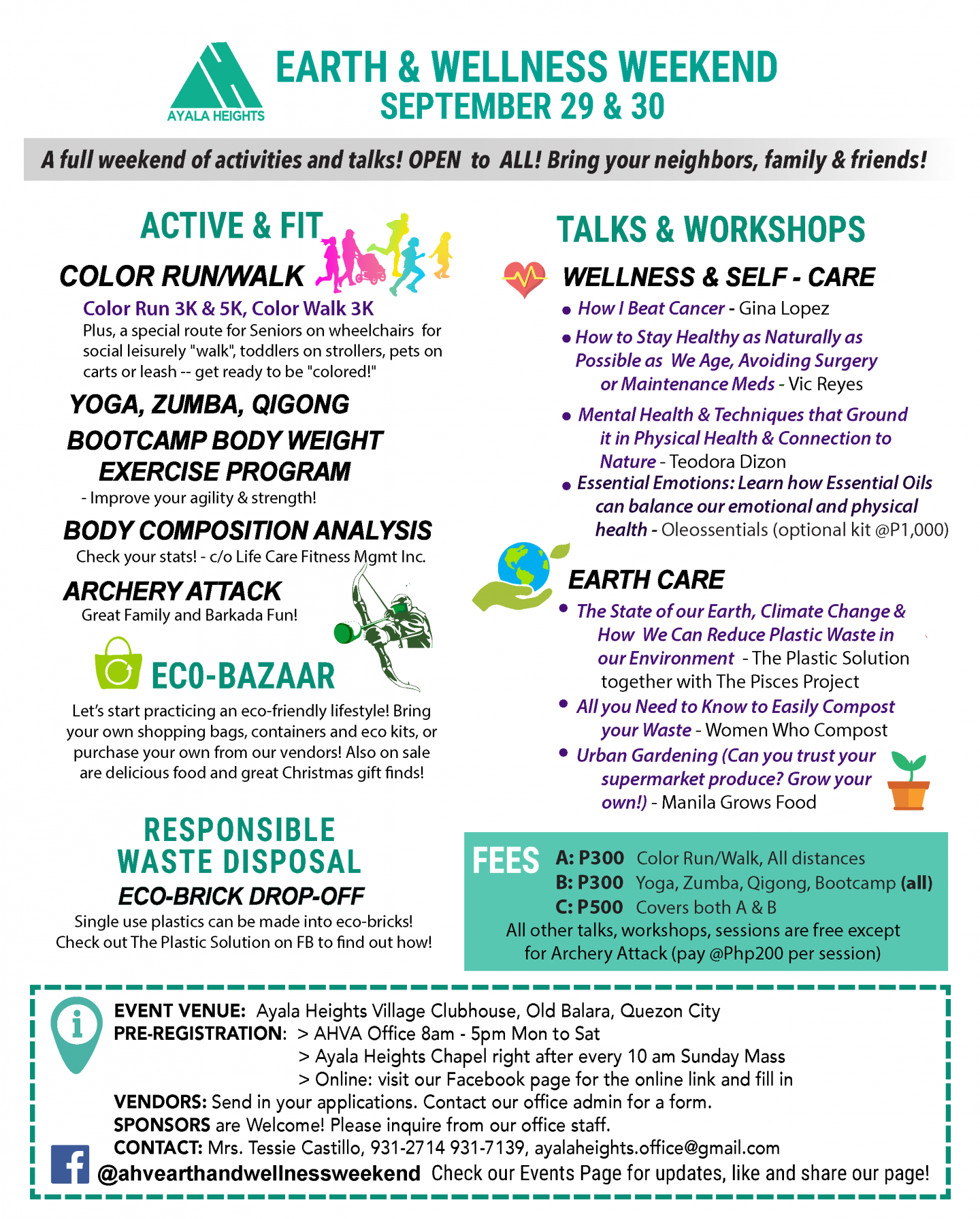 Ayala Heights Earth & Wellness Weekend 2018 | Pinoy Fitness