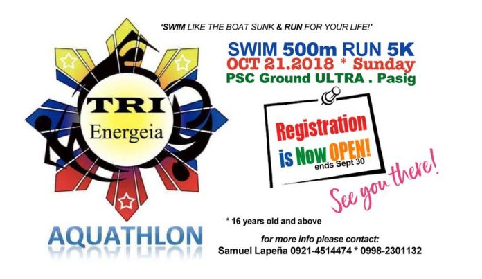 TRI Energeia Aquathlon 2018 at Ultra, Pasig | Pinoy Fitness