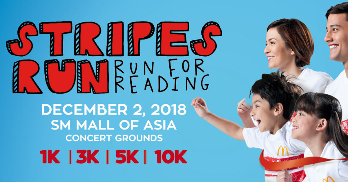 McDonald’s Stripes Run for Reading 2018 in SM MOA | Pinoy Fitness