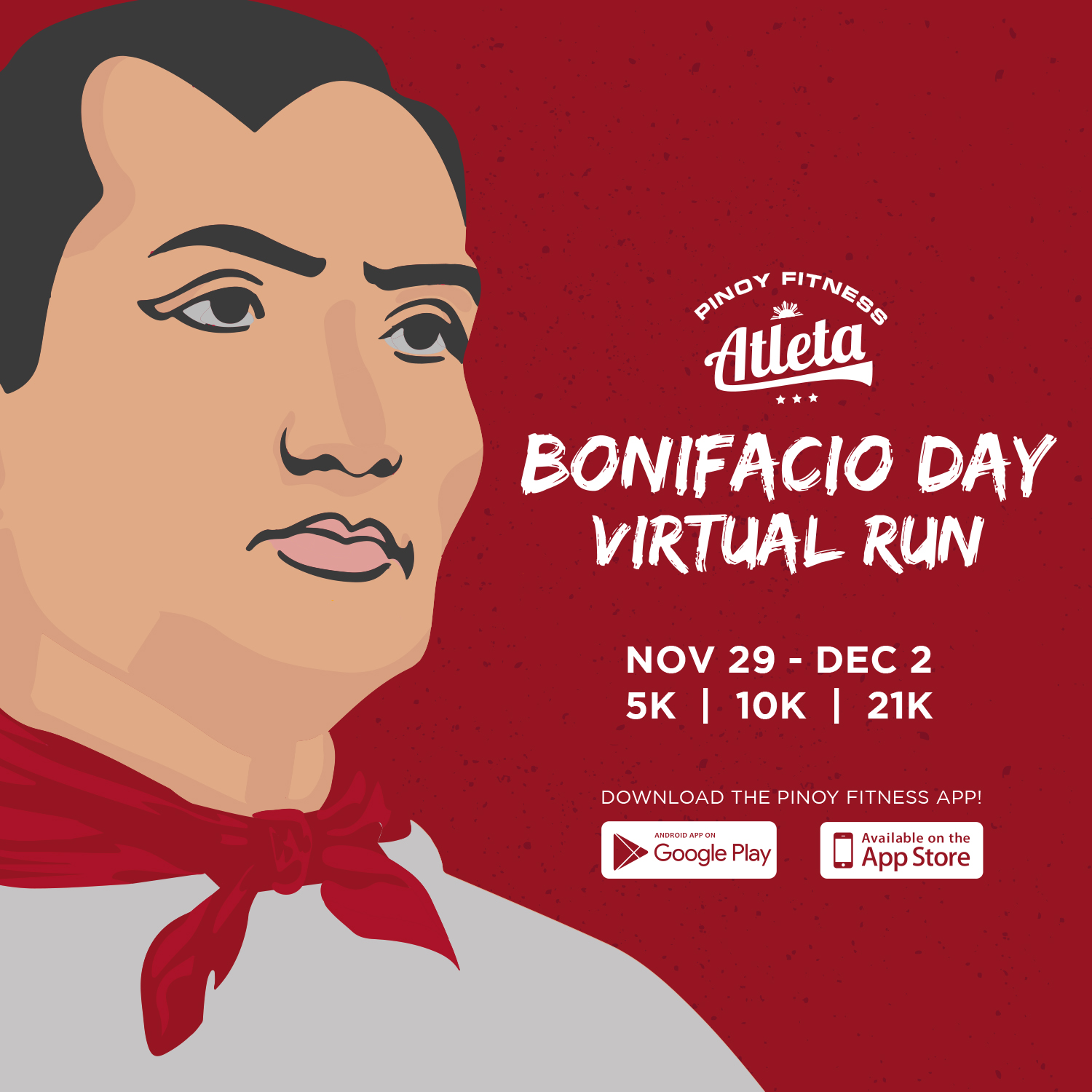 Bonifacio Day Virtual Run - PF Atleta | Pinoy Fitness