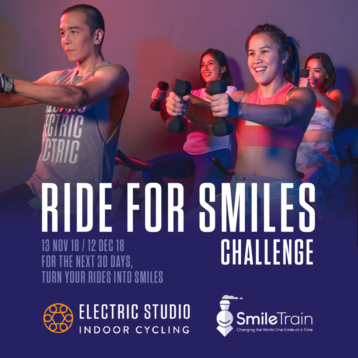 Smile Train Partners with Electric Studio for the Ride for Smiles ...